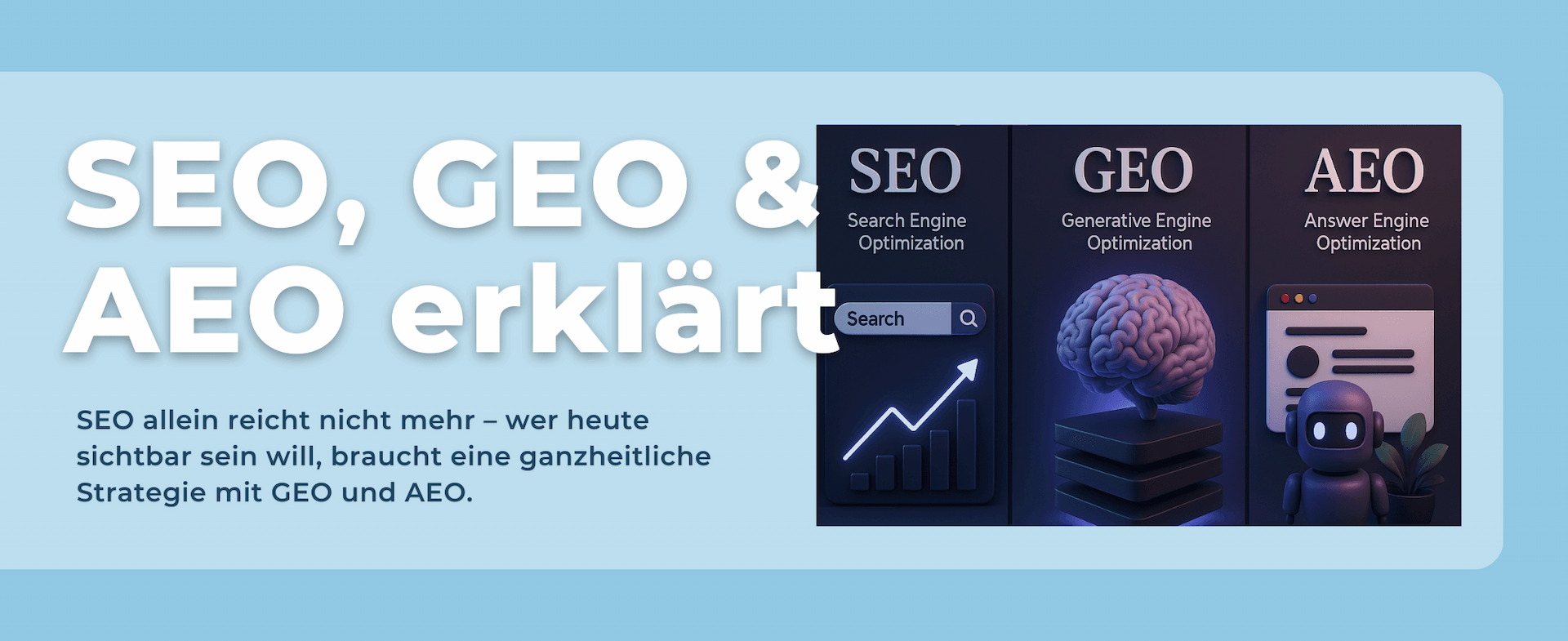 SEO, GEO & AEO: Die neue Suchstrategie für 2025 erklärt